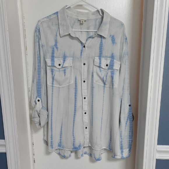 a.n.a | Tops | Ana Womens Long Sleeve Button Down Shirt | Poshmark